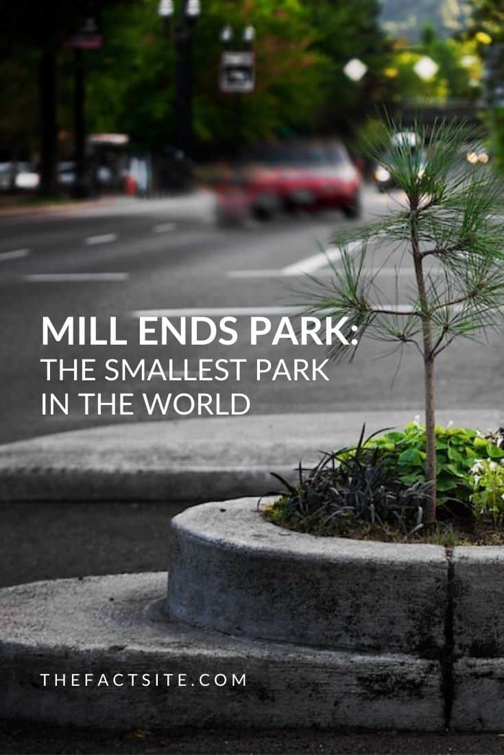Mill Ends Park | The Smallest Park in the World - The Fact Site