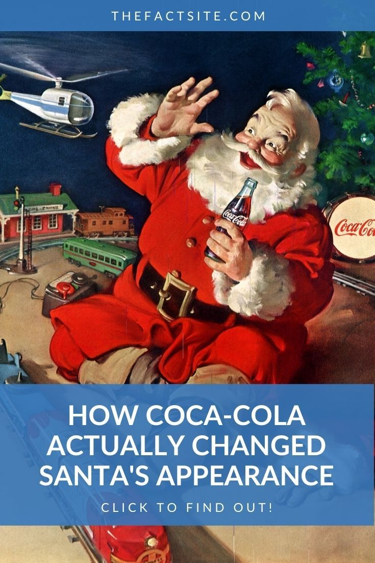 How Coca-Cola Actually Changed Santa's Appearance - The Fact Site