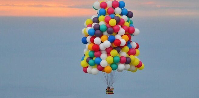 How Many Balloons Does It Take To Float A Human? - The Fact Site