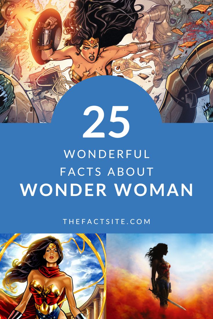 25 Wonderful Facts About Wonder Woman - The Fact Site